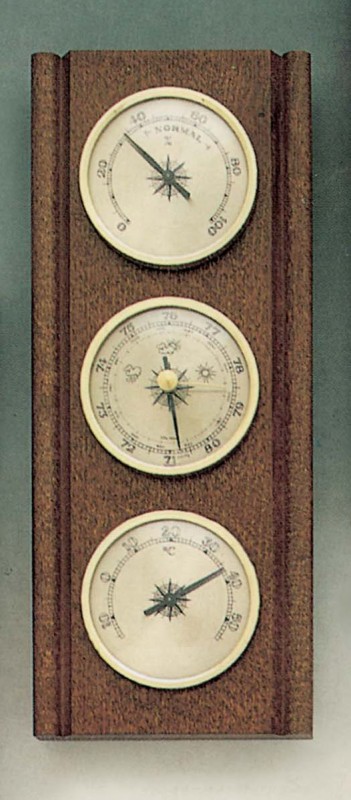Cod. 02041 Barometro termometro igrometro - Barometer thermometer ...